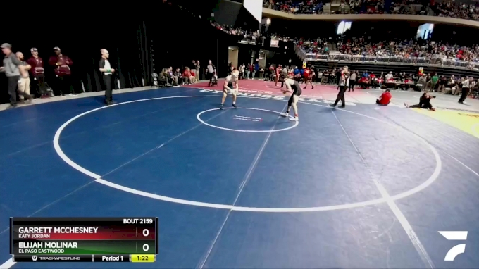 6A 138 lbs Quarterfinal - Garrett McChesney, Katy Jordan vs Elijah ...