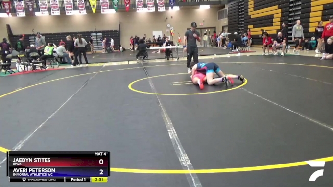 120 lbs 5th Place Match - Jaedyn Stites, Iowa vs Averi Peterson ...