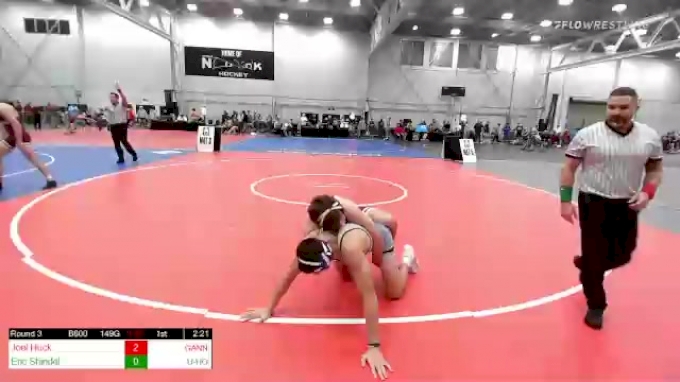 149 lbs Rr Rnd 3 - Joel Huck, Gann vs Eric Shindel, Hof