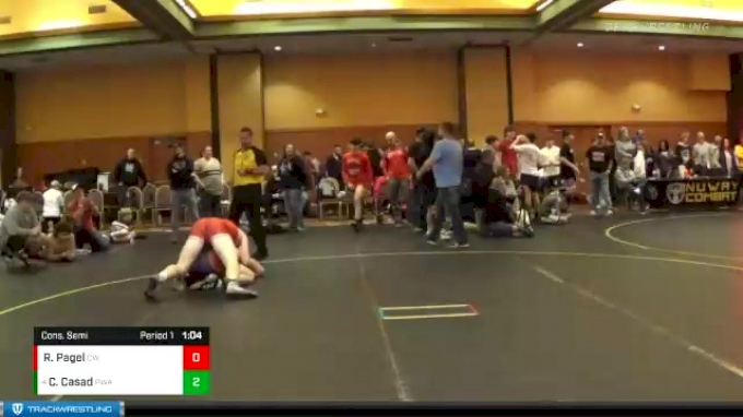 187 lbs Cons. Semi - Collin Casad, Prodigy Wrestling Academy vs Rowyn ...