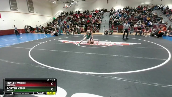 132 lbs Champ. Round 2 - Porter Kemp, Pinedale vs Skyler Wood, Saratoga