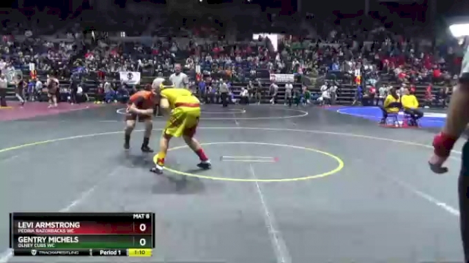 178 lbs Champ. Round 2 - Levi Armstrong, Peoria Razorbacks WC vs Gentry ...