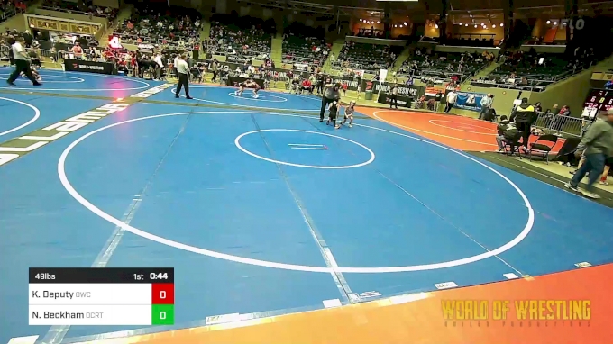 49 lbs Round Of 16 - Kohyn Deputy, Orchard WC vs Nathan Beckham, OCRTC