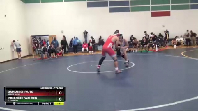 179 lbs 1st Place Match - Damian Chiyuto, Arbor View vs Immanuel Walden ...