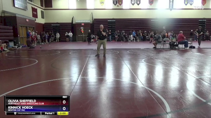 14UG-1 lbs Rr1 - Olivia Sheffield, Northeast Iowa Wrestling Club vs ...