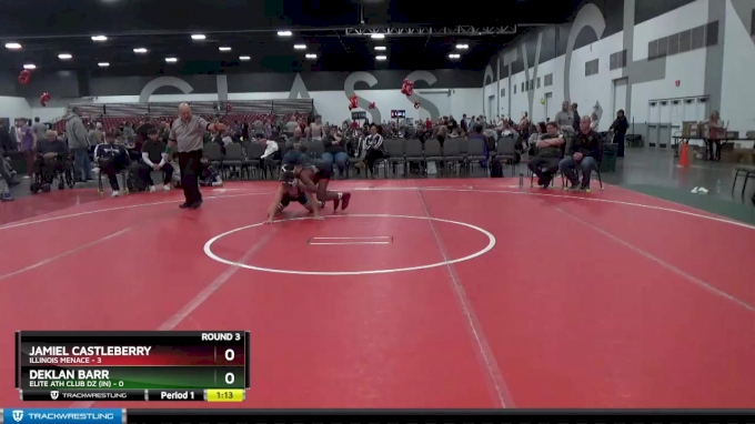 95 lbs Round 3 (8 Team) - Jamiel Castleberry, Illinois Menace vs Deklan ...