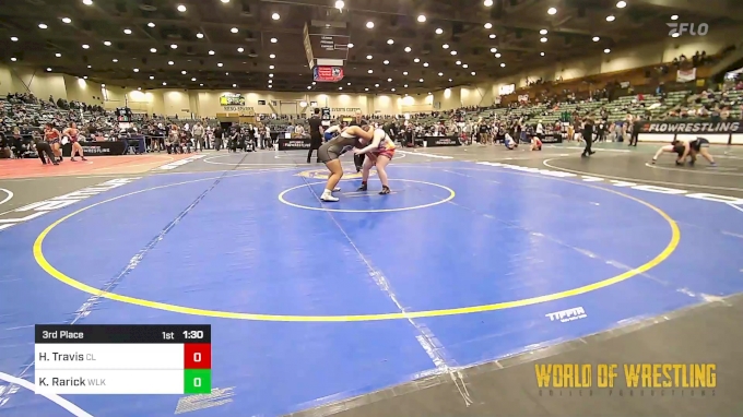 240 lbs 3rd Place - Hannah Travis, Central Linn vs Keilikki Nau Rarick ...