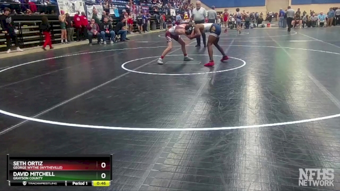 1 - 132 lbs Cons. Round 3 - David Mitchell, Grayson County vs Seth ...