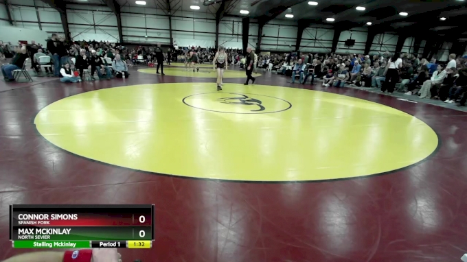 106 lbs Quarterfinal - Max Mckinlay, North Sevier vs Connor Simons ...