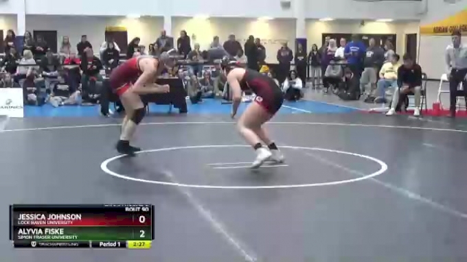 155 lbs Champ. Round 2 - Jessica Johnson, Lock Haven University vs ...