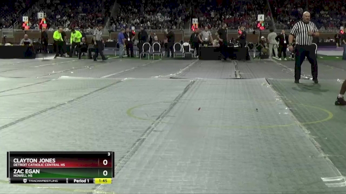 D1-144 lbs Champ. Round 1 - Clayton Jones, Detroit Catholic Central HS ...