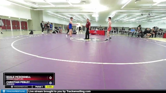 170 lbs Quarterfinal - Khale McDonnell, Orange County RTC vs Christian ...
