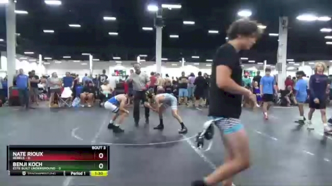 98 lbs Placement (4 Team) - Benji Koch, Este Built Underground vs Nate ...