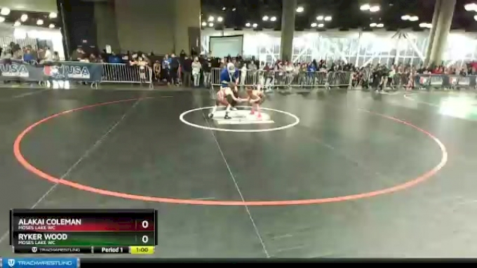 50 lbs Round 2 - Alakai Coleman, Moses Lake WC vs Ryker Wood, Moses Lake WC