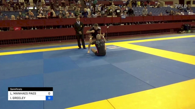 LEANDRO MANHAES PAES vs ISAAC GREELEY 2023 Pan IBJJF Jiu-Jitsu No-Gi ...