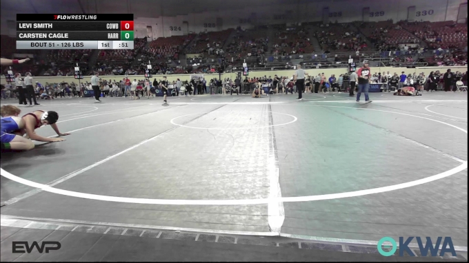 126 lbs Semifinal - Levi Smith, Cowboy Wrestling Club vs Carsten Cagle ...