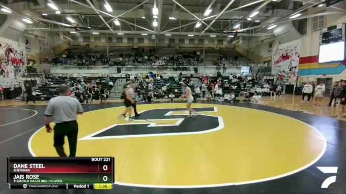 152 lbs 1st Place Match - Dane Steel, Sheridan vs Jais Rose, Thunder ...