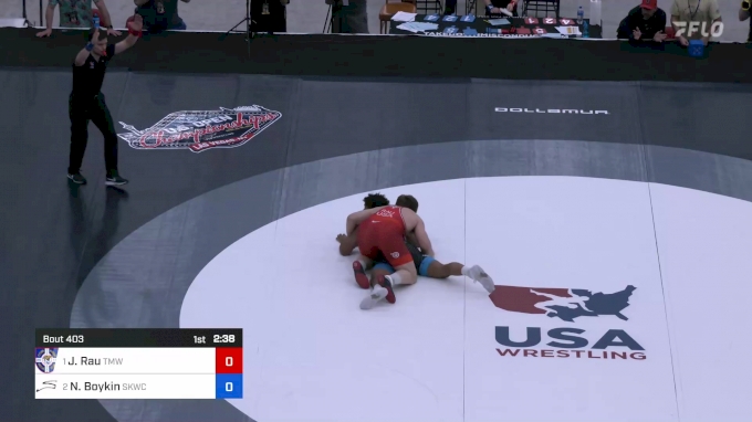 97 kg Final - Josef Rau, Titan Mercury Wrestling Club vs Nicholas ...