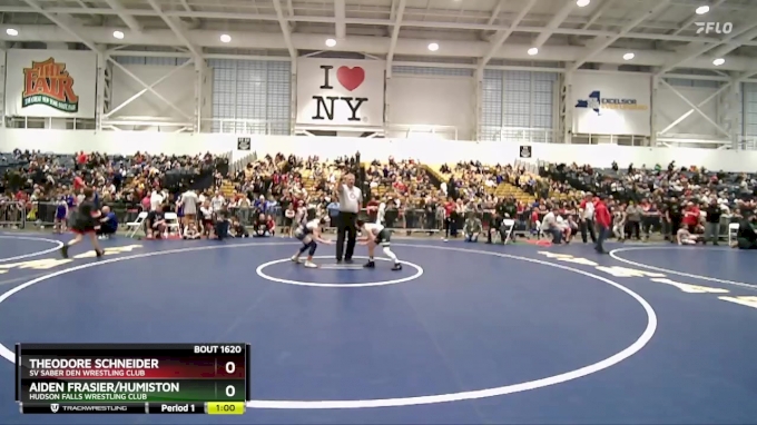 94 lbs Cons. Round 1 - Theodore Schneider, SV Saber Den Wrestling Club ...