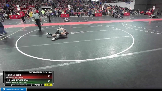 84 lbs Champ. Round 2 - Jase Huber, Boscobel Bulldogs vs Julian ...