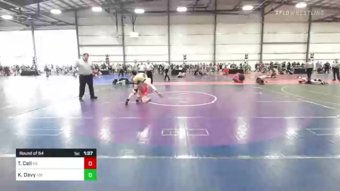 132 lbs Round Of 64 - Tucker Cell, KS vs Kyle Davy, NM