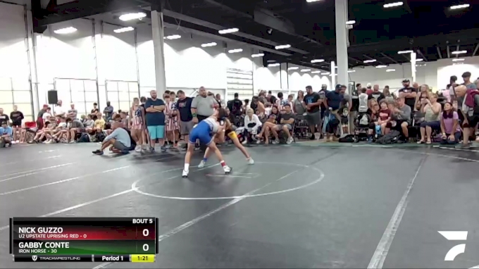 96 lbs Round 2 (8 Team) - Gabby Conte, Iron Horse vs Nick Guzzo, U2 ...