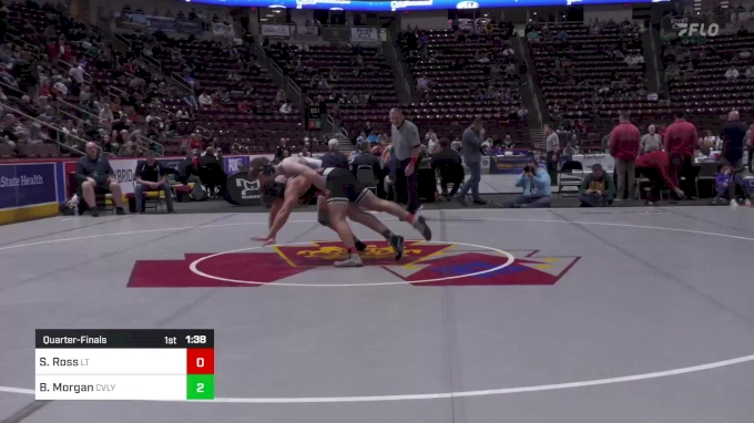 215 lbs Quarterfinal - Seth Ross, Lackawanna Trail vs Brenan Morgan ...