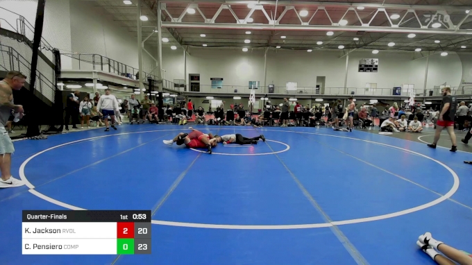 177 lbs Quarterfinal - Kaleb Jackson, Revival Knights vs CJ Pensiero ...