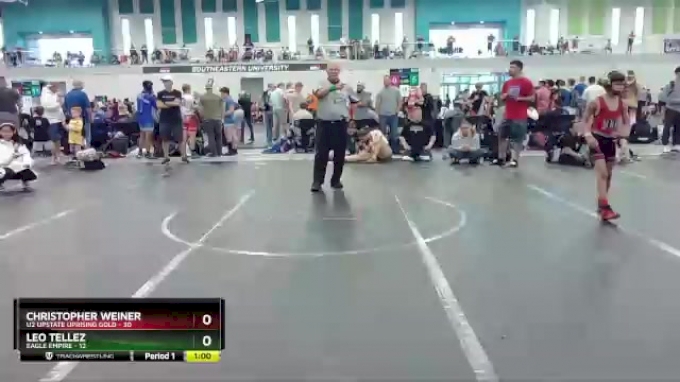 68 lbs Round 7 (8 Team) - Christopher Weiner, U2 Upstate Uprising Gold ...