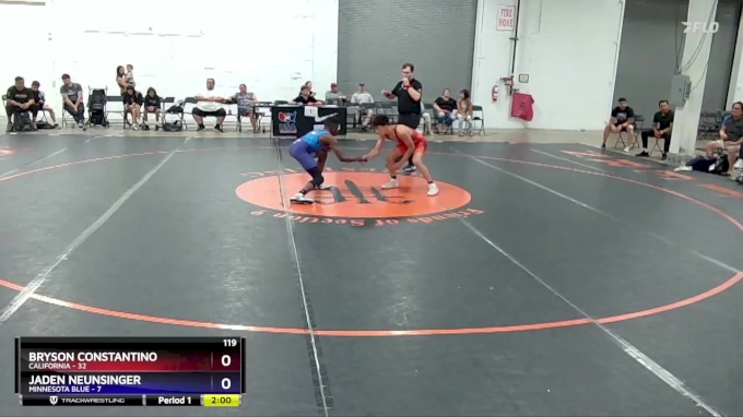 119 lbs Round 1 (8 Team) - Bryson Constantino, California vs Jaden ...