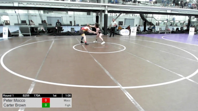 M-170A lbs Rr Rnd 1 - Peter Mocco, Mocco Wrestling vs Carter Brown ...