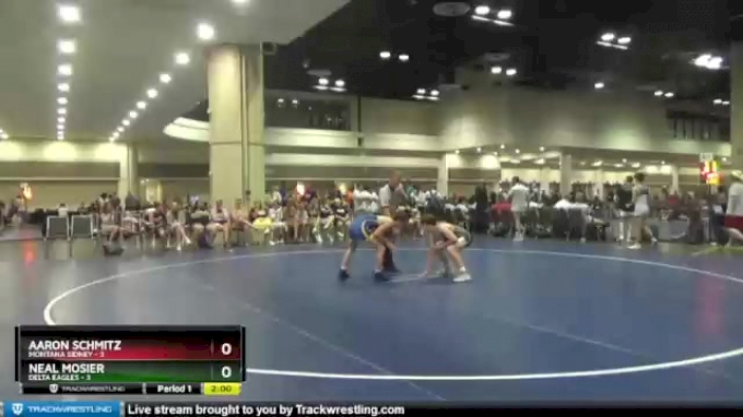120 lbs Round 4 (10 Team) - Aaron Schmitz, Montana Sidney vs Neal ...