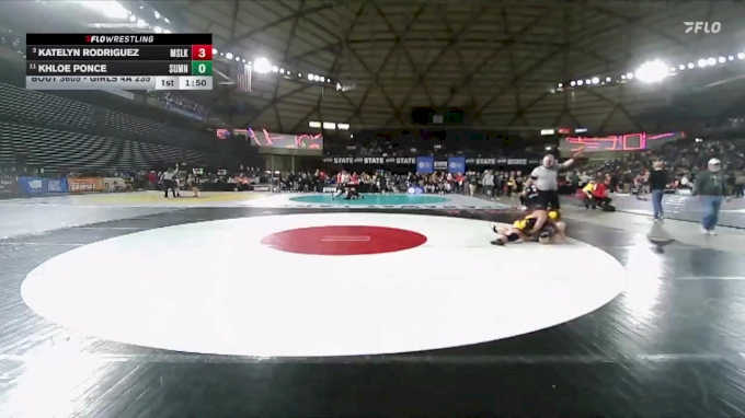 Girls 4A 235 lbs Quarterfinal - Katelyn Rodriguez, Moses Lake (Girls ...