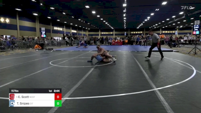 157 lbs Rd Of 32 - Ed Scott, NC State vs Thomas Snipes, The Citadel
