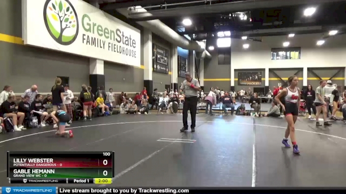 100 lbs Semis (4 Team) - Lilly Webster, Potentially Dangerous vs Gable ...