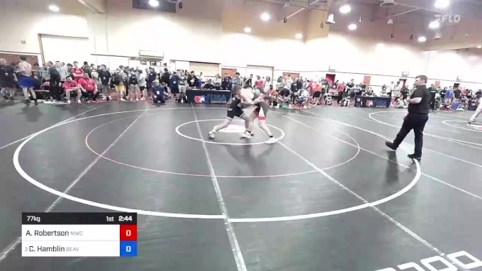 77 kg Cons 8 #2 - Aiden Robertson, MWC Wrestling Academy vs Cj Hamblin ...