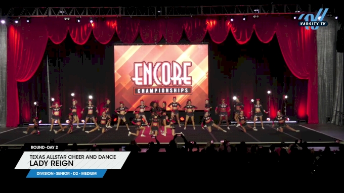 Texas Allstar Cheer and Dance - Lady Reign [2023 L3 Senior - D2 - Medium Day 2] 2023 Encore ...
