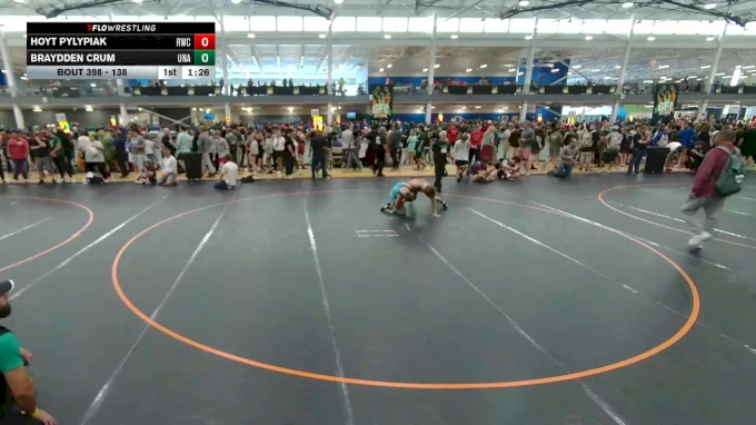 138 lbs Cons. Round 2 - Braydden Crum, Unattached vs Hoyt Pylypiak ...