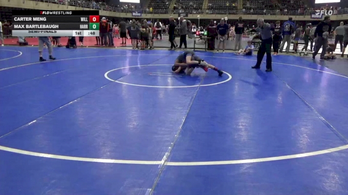 82 lbs Semifinal - Carter Meng, Williamstown vs Max Bartlebaugh, Harrisburg