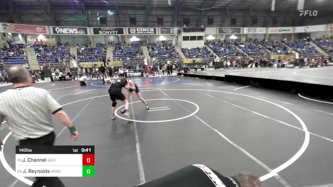 140 lbs Consi Of 16 #2 - Jaden Channel, Grizzly WC vs Jaxson Reynolds ...