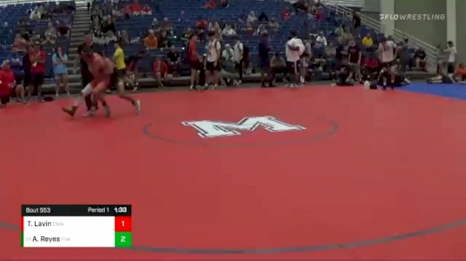 129 lbs Champ. Round 2 - Aden Reyes, Fighting Irish WC vs Tyler Lavin ...