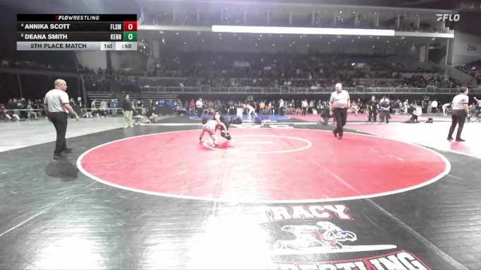 120 lbs 5th Place Match - Deana Smith, Kennedy vs Annika Scott, Folsom