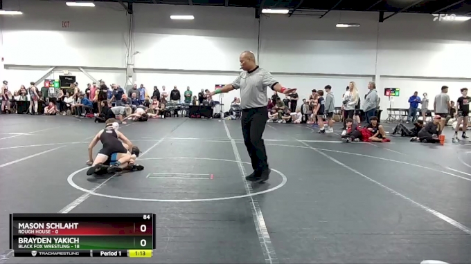84 lbs Round 5 (8 Team) - Mason Schlaht, Rough House vs Brayden Yakich ...