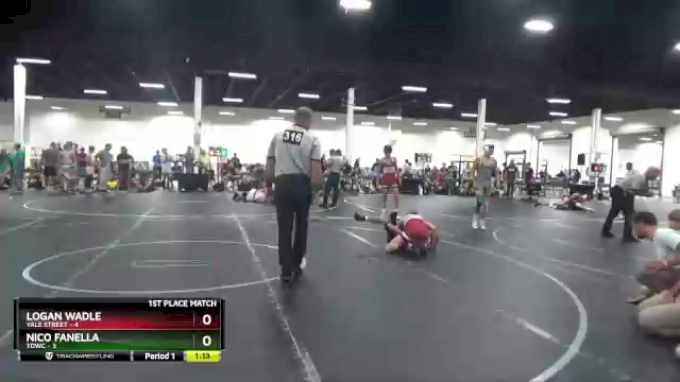 113 lbs Placement (4 Team) - Logan Wadle, Yale Street vs Nico Fanella, TDWC