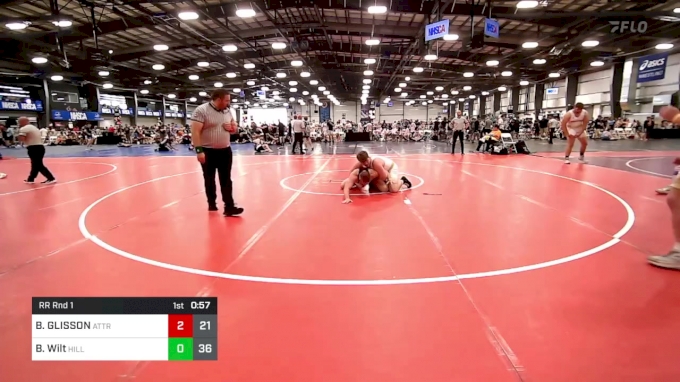 220 lbs Rr Rnd 1 - BRANDON GLISSON, Attrition Wrestling White vs Brady ...