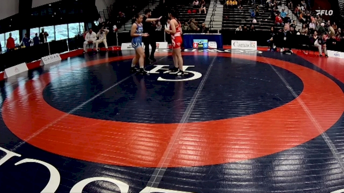 61kg Round 2 - Harveen Dhaliwal, Canadian Mal Wrestling vs Natalie ...