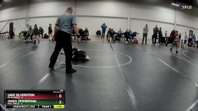 56 lbs Round 1 (4 Team) - Jake Silverstein, PA Alliance vs Owen ...