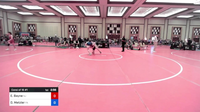 138 lbs Consi Of 16 #1 - Elijah Bayne, Nj vs Daniel Metzler, Pa