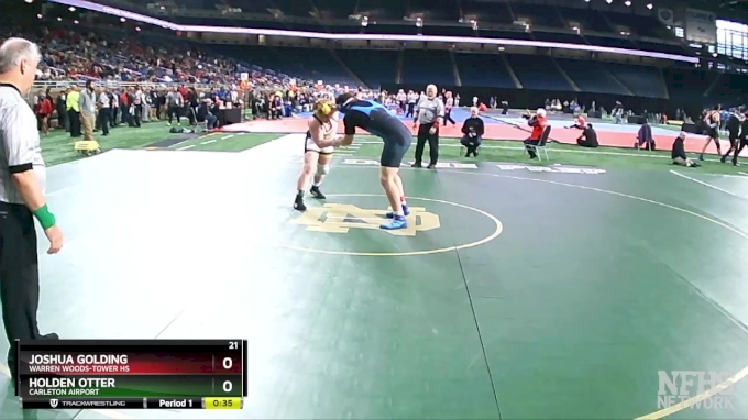 D2-215 lbs 7th Place Match - Holden Otter, Carleton Airport vs Joshua ...