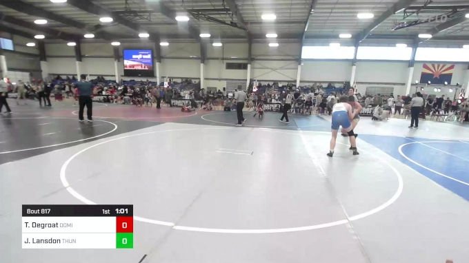 156 lbs Round Of 16 - Titus Degroat, Dominate Club Wrestling vs Jaxon ...